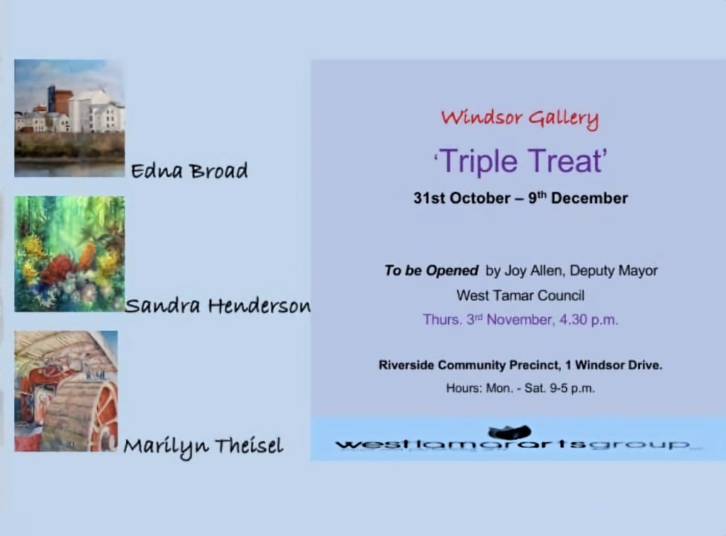 Triple Treat – Sandra Henderson, Edna Broad, Marilyn Theisel – West ...